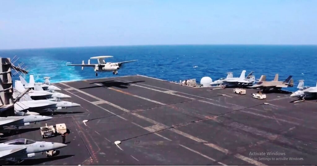 USS Abraham Lincoln of US conducts flight operations in Arabian Sea ...